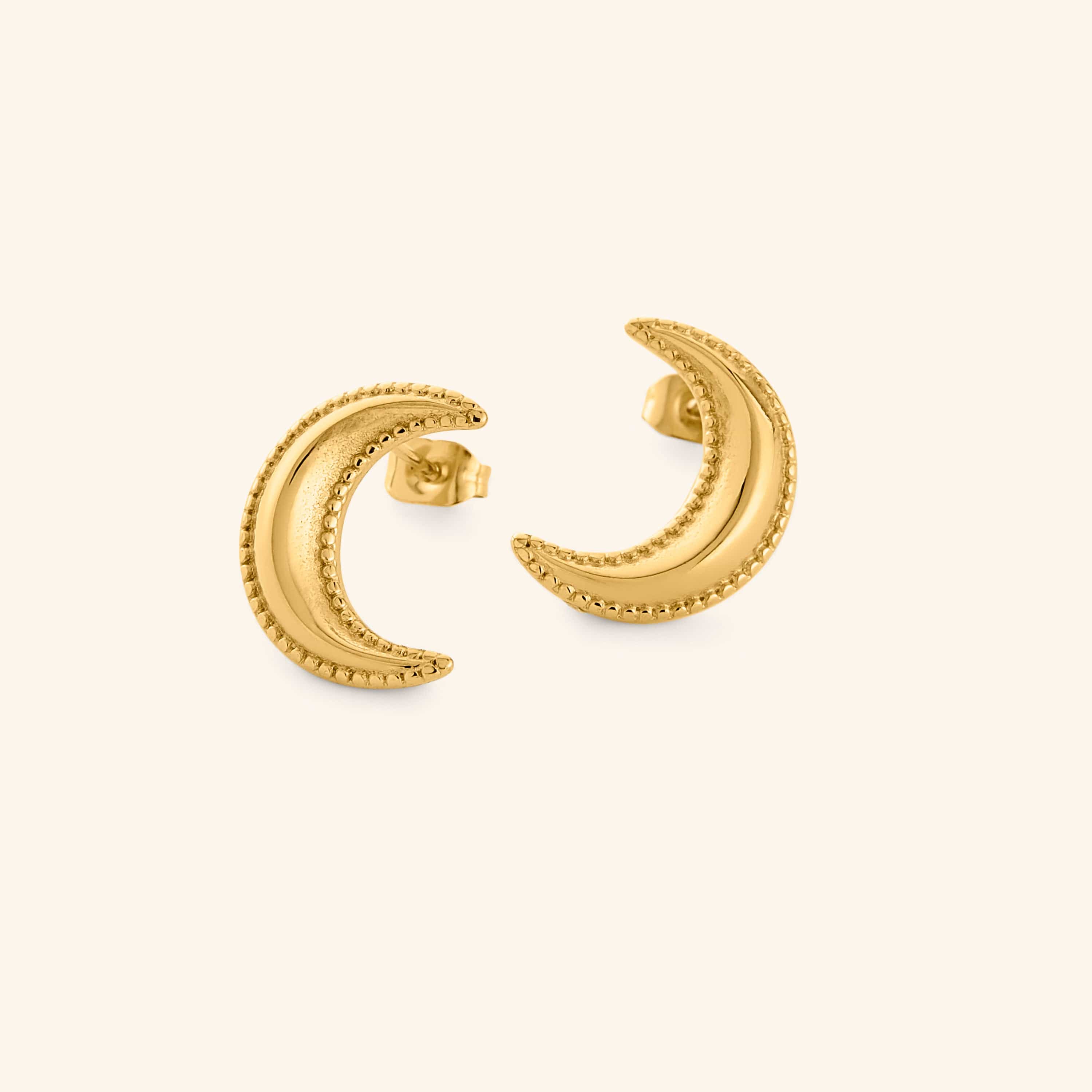 Dotted Crescent Earrings | Nominal