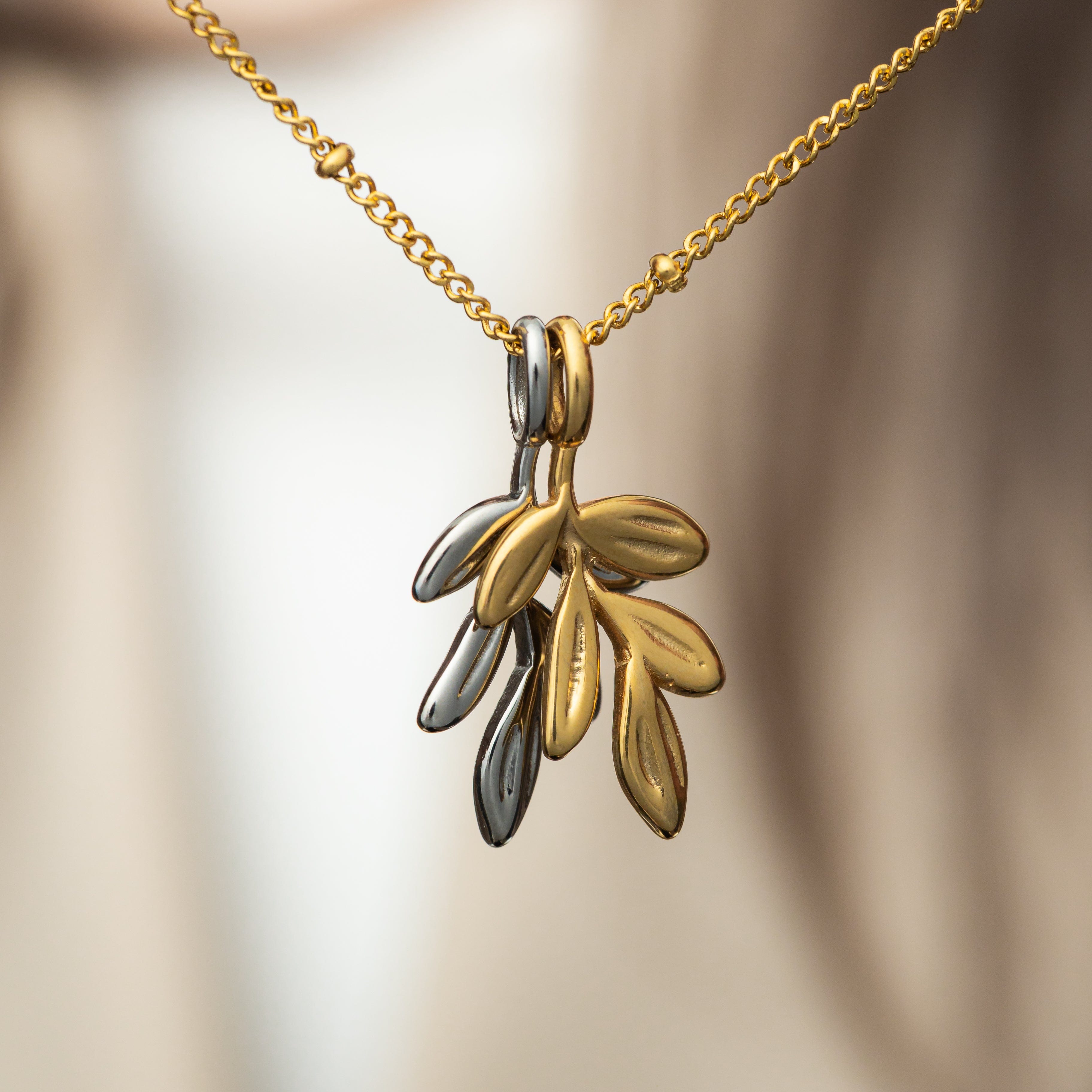 Olive Tree Branch Charm