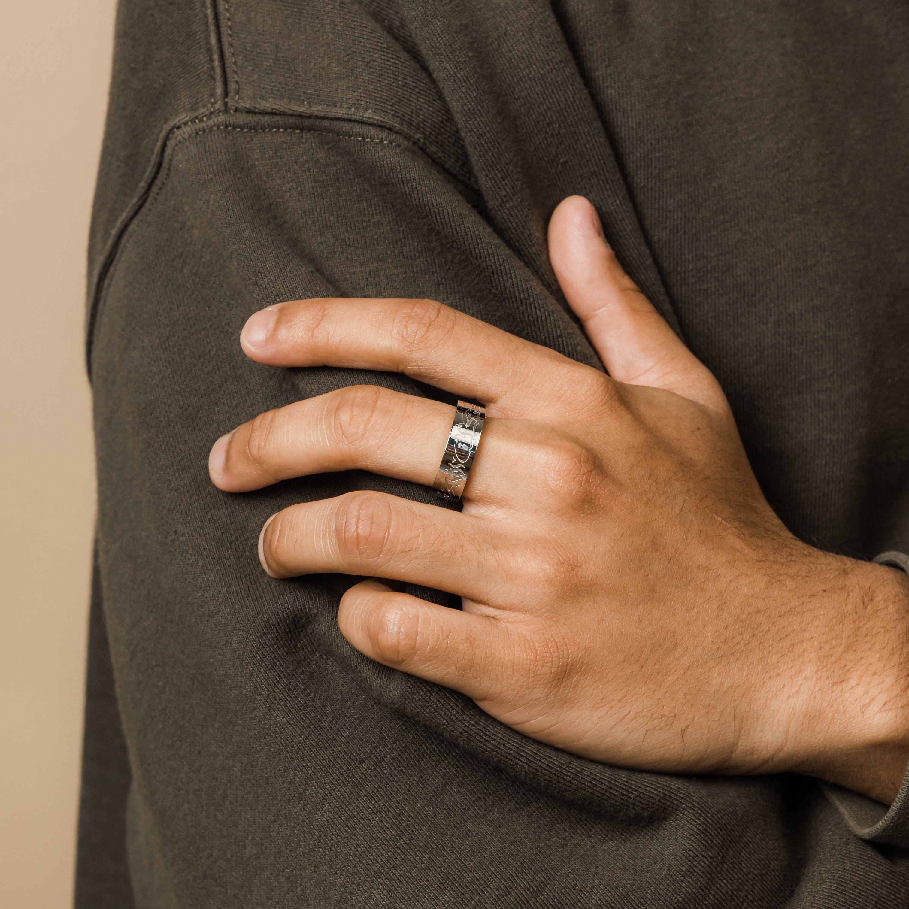 "Allah does not burden a soul beyond what it can bear" Ring | Men | Nominal