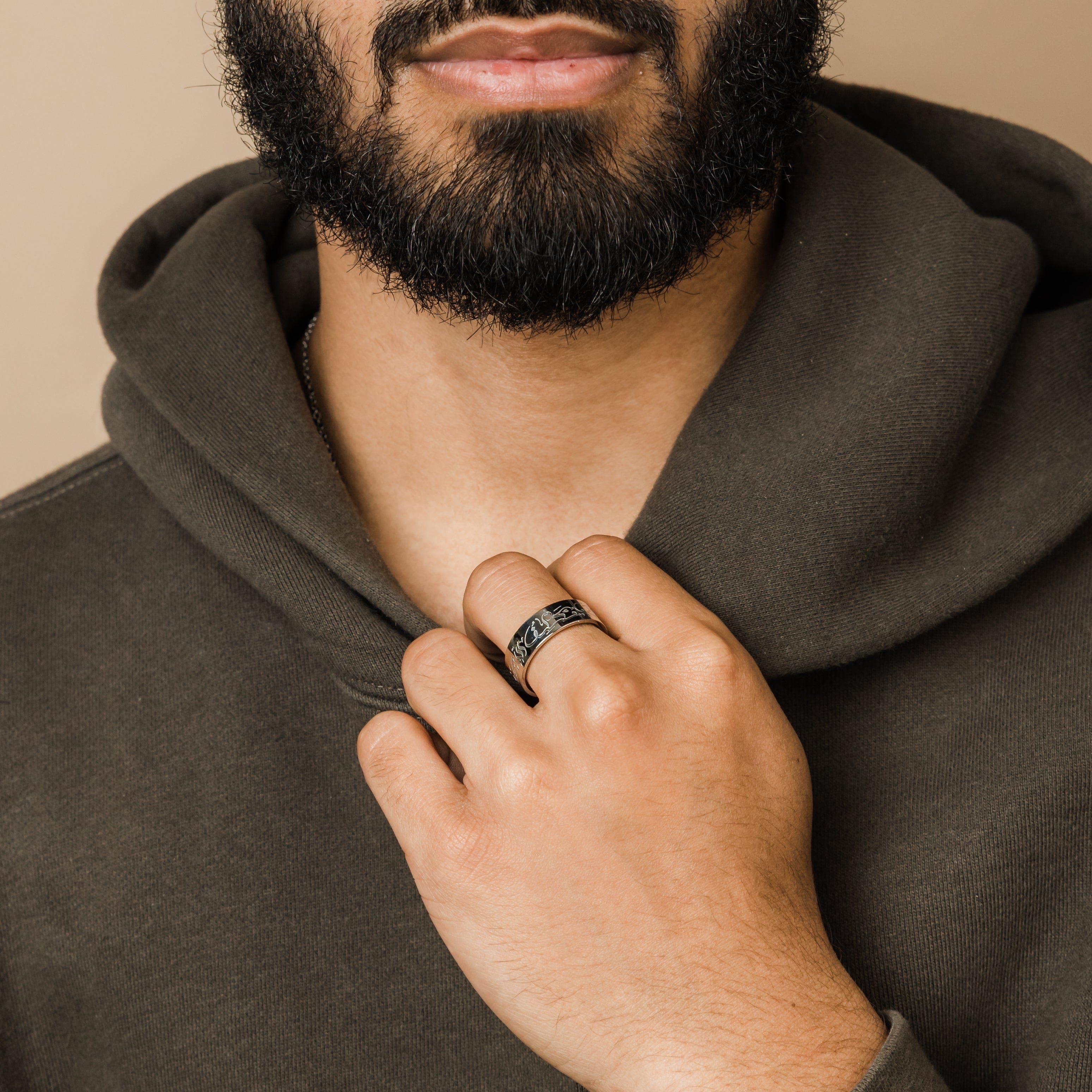 "Allah does not burden a soul beyond what it can bear" Ring | Men | Nominal