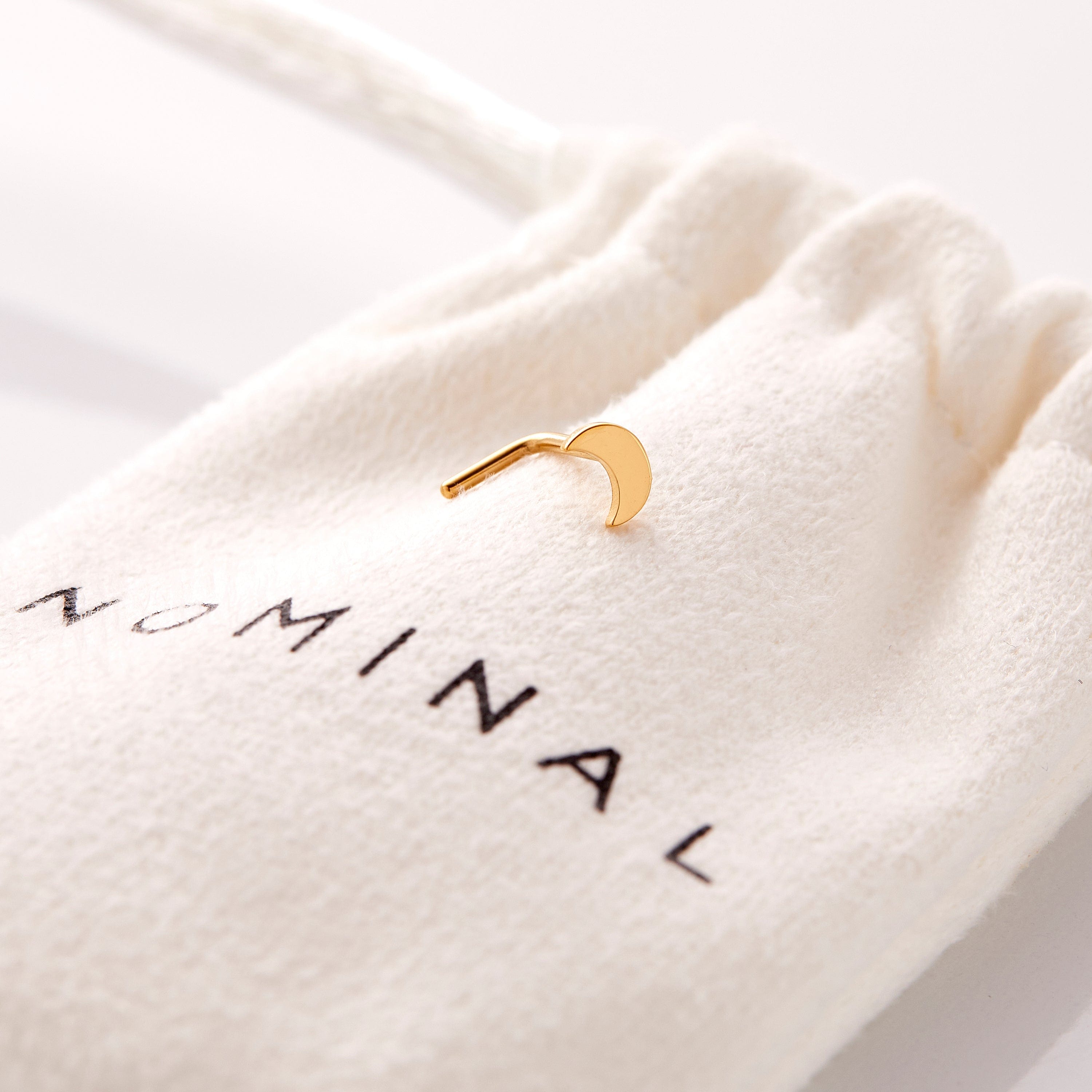 Crescent Stud Nose Ring | Nominal